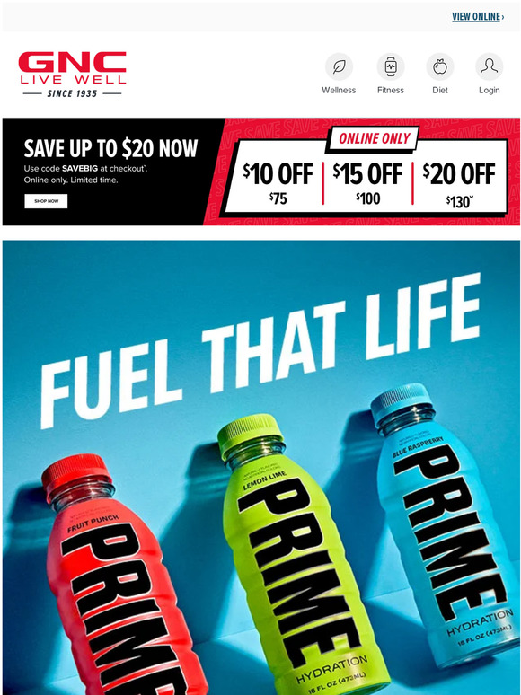 GNC: 🛒 PRIME Hydration—shop our best flavors 🛒 | Milled