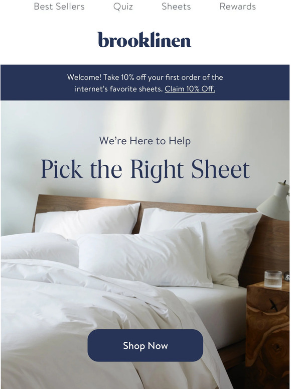 Brooklinen: Delve into the Magic of Sheet Weaves | Milled