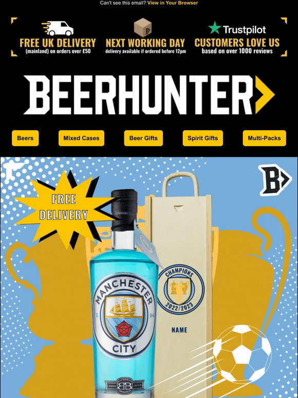 Beer Hunter: 🚨 Sip, Celebrate, Repeat: Manchester City Vodka Gift Set ...