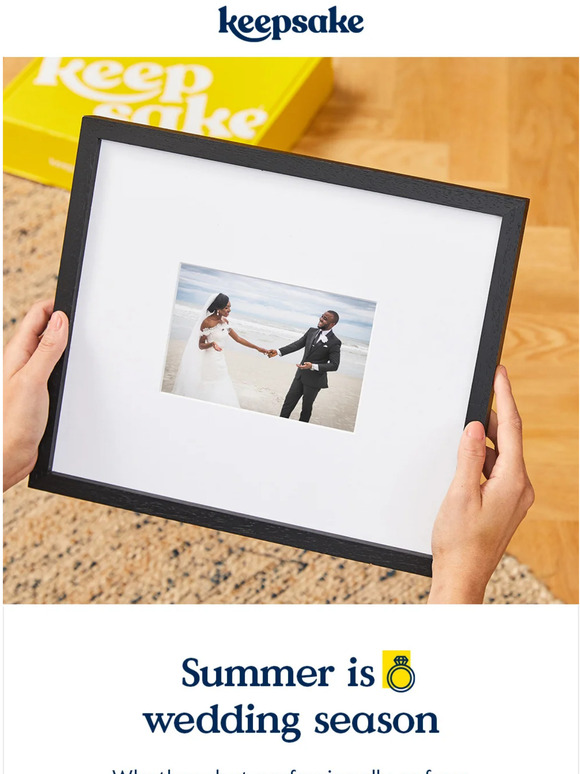 Keepsake Frames: Frame styles for wedding photos | Milled