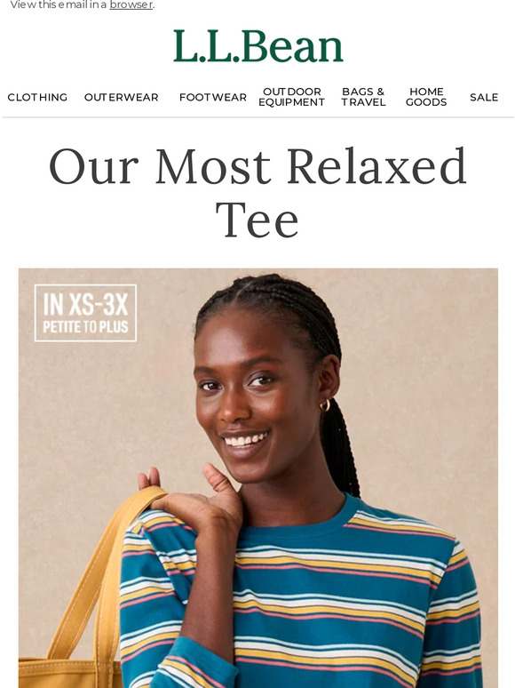L.L.Bean: Relaxed Saturday Tees in NEW Colors | Milled