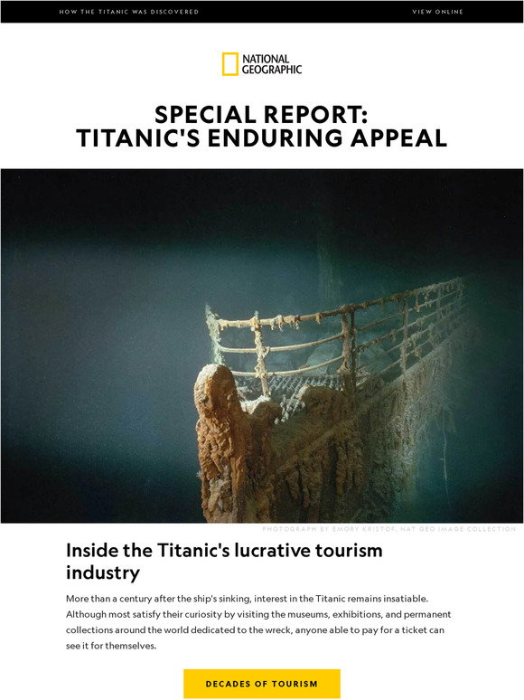 National Geographic: SPECIAL REPORT: The Titanic's enduring appeal ...