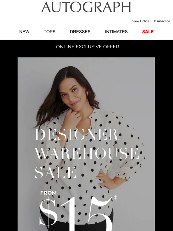 Autograph Fashion: First time ever 😲 Designer styles from $15* | Milled