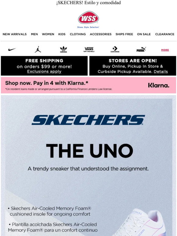 WSS: SKECHERS! Style & Comfort | Milled