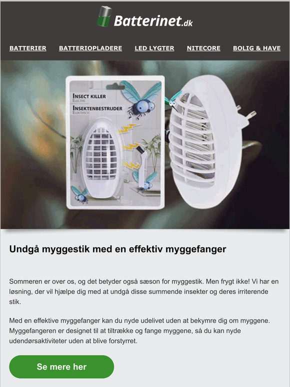 Batterilageret: Effektive og smarte insektfangere🦟 | Milled