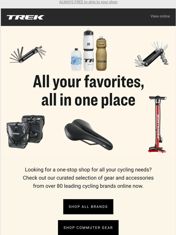 Trek Bicycle: Gear up for urban adventure with all your favorite brands ...
