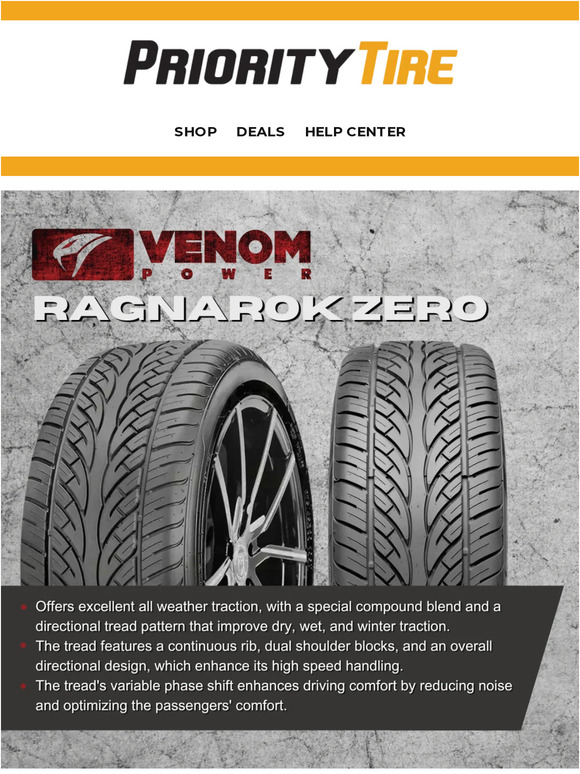 Priority Tire: Introducing THE Venom Power Ragnarok Zero 👊 | Milled
