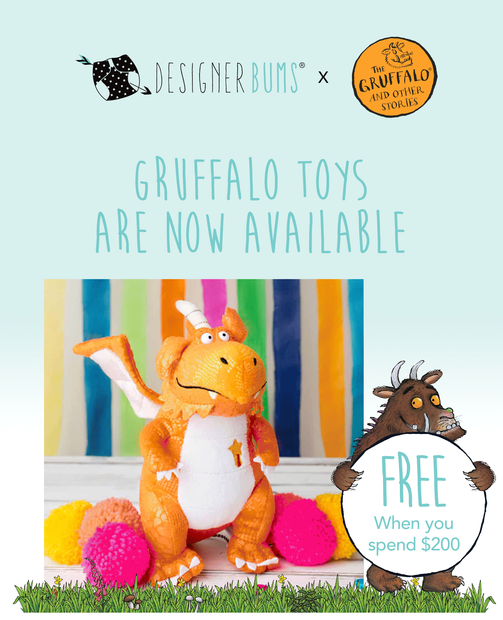 Designer Bums: Gruffalo Toys have arrived! | Milled