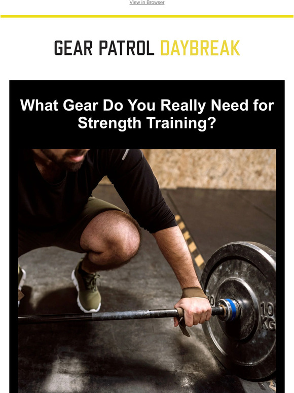 Gear Patrol: The Strength Training Essentials You Actually Need | Milled
