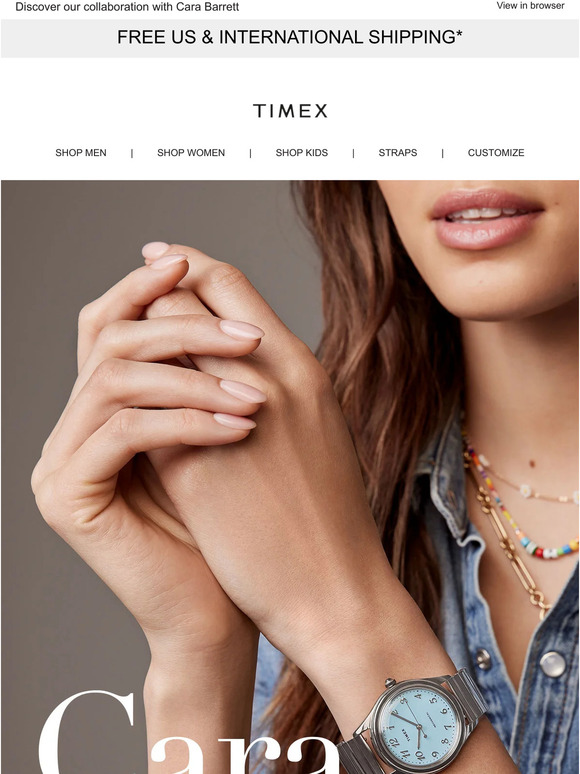 Timex: Timex x Cara Barrett | Colorful and Classic | Milled
