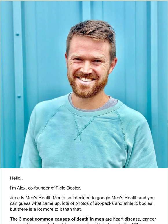 Field Doctor: Let's talk about Men's Health and diet | Milled