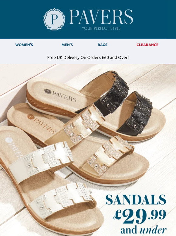 Pavers: Sandals £29.99 and under! | Milled