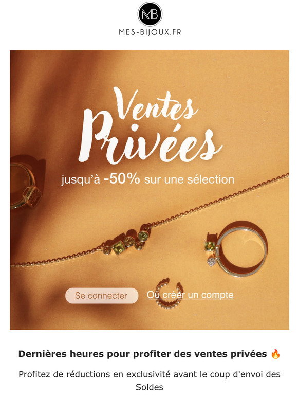 Mes-bijoux: Viite ! bientôt la fin des ventes privées | Milled