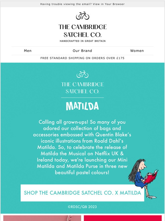Cambridge Satchel: Our New Summer Matilda Collection is here! | Milled