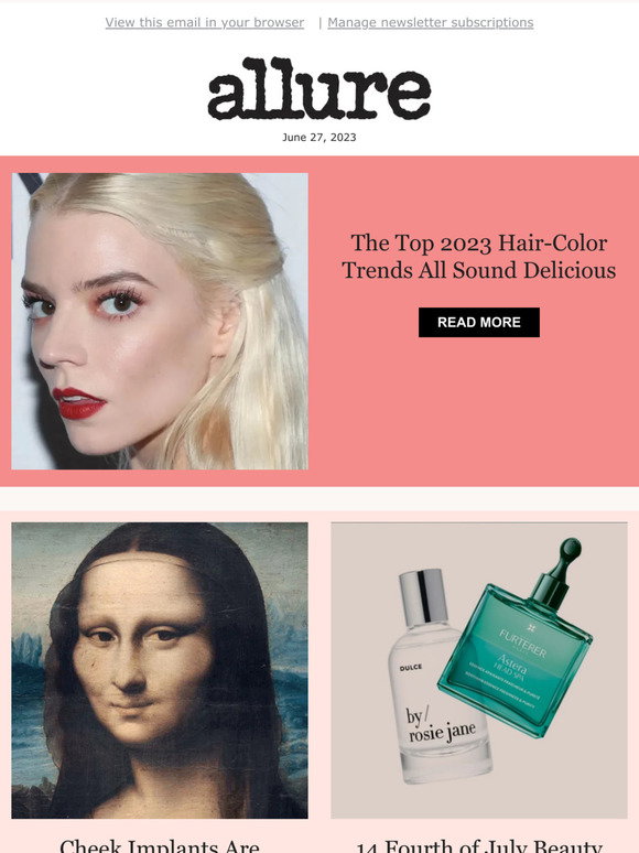 Allure: The Top 2023 Hair-Color Trends All Sound Delicious | Milled