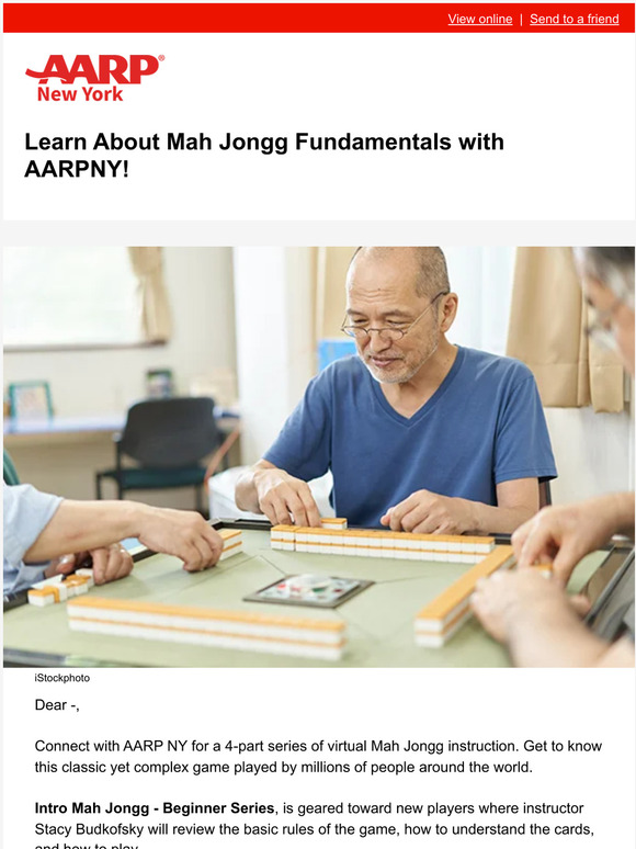 AARP: Game On - An Introduction to Mah Jongg | Milled