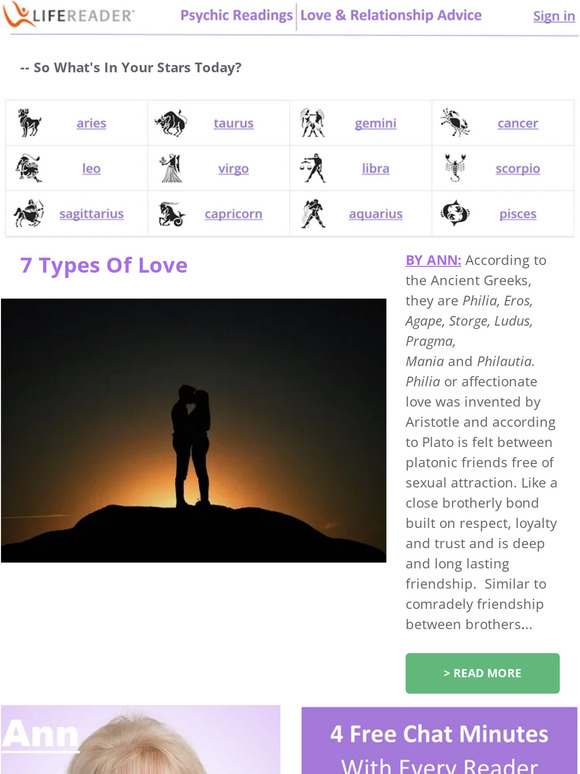 Lifereader: 7 Types Of Love 💞 | Milled