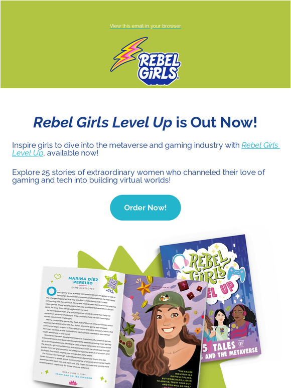 Rebel Girls: Rebel Girls Level Up is out now! | Milled