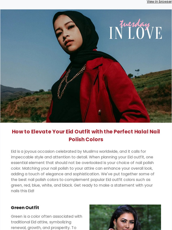 Tuesday in Love: How to Elevate Your Eid Outfit with the Perfect Halal ...