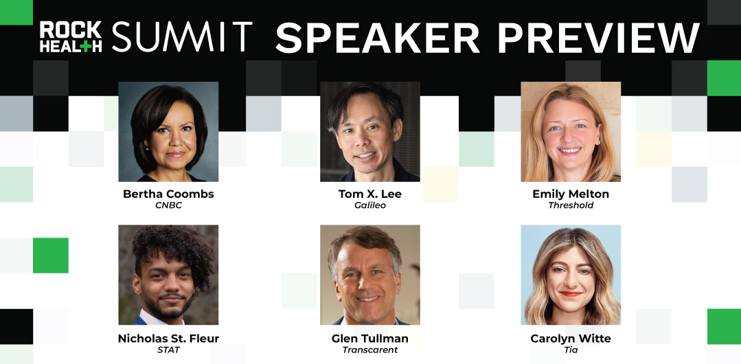 Rock Health: 💡 Preview of Rock Health Summit 2023 speakers | Milled