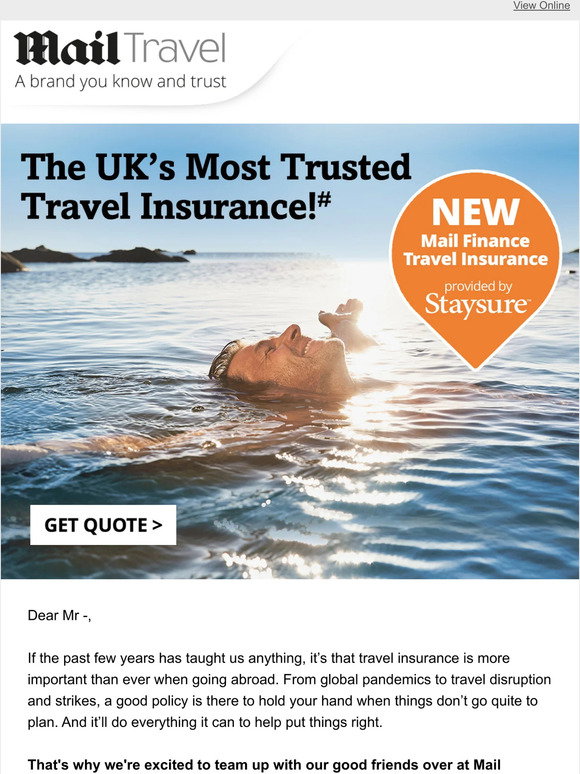 mail cottages: The UK’s most trusted travel insurance! | Milled