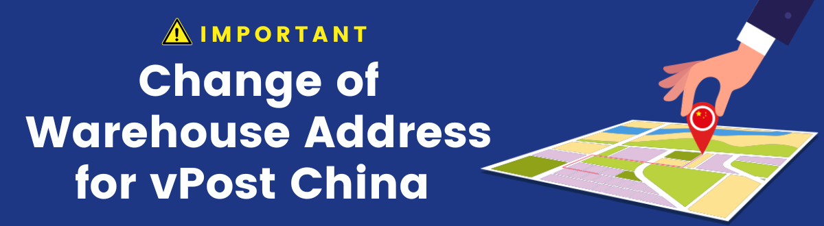 vPost: New China Address: Change of vPost China Warehouse Address | Milled