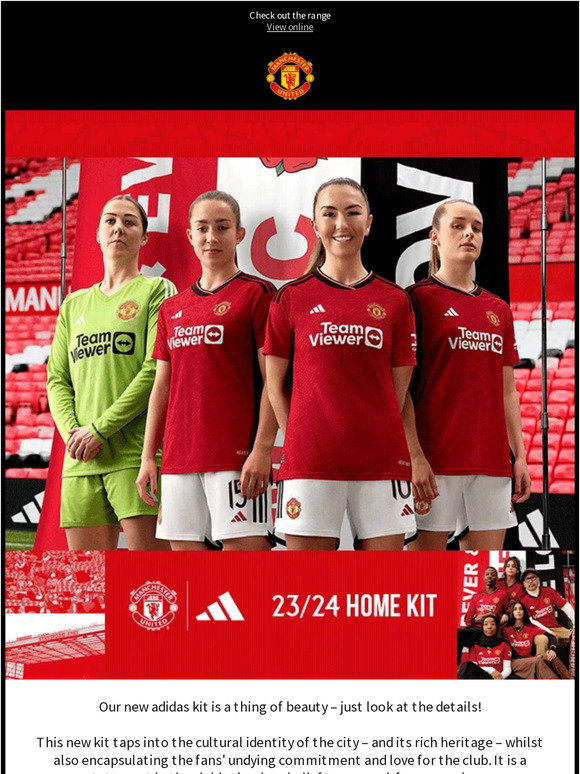 Manchester United: Our 2023/24 home shirt: a closer look | Milled