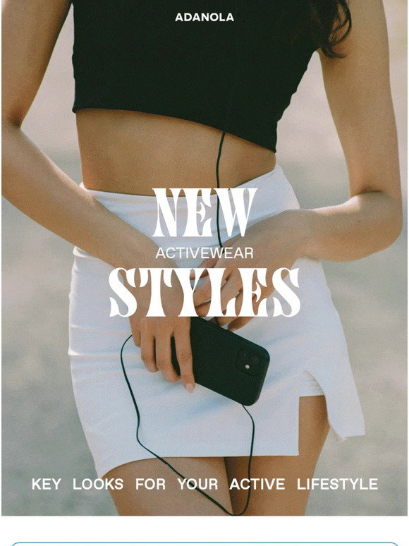 Adanola: NEW ACTIVEWEAR STYLES 🏃‍♀️ | Milled