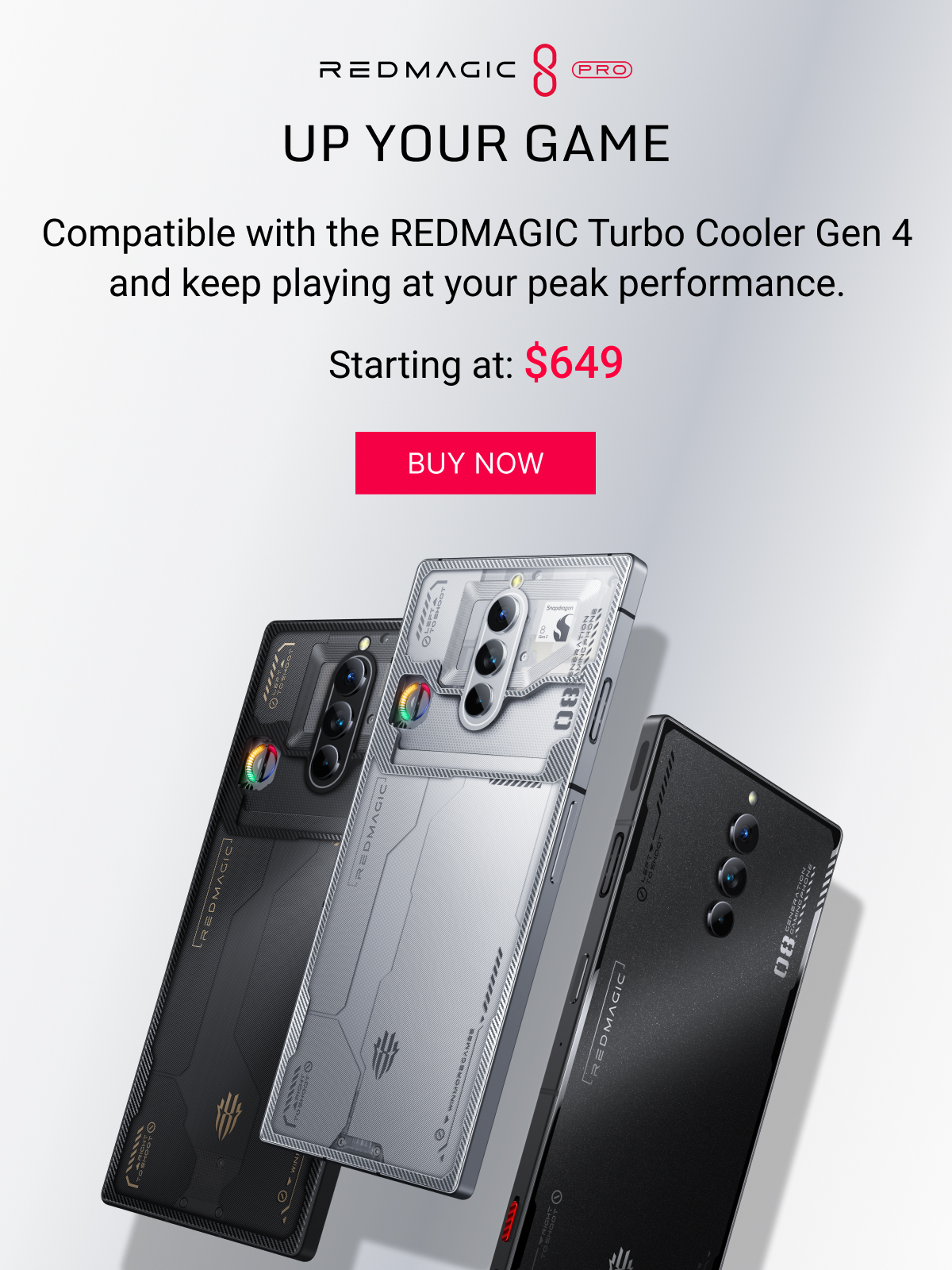 RedMagic: ️Cool Off with REDMAGIC Turbo Cooler Gen 4 | Milled