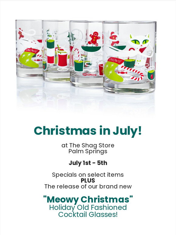 Shag Store: Christmas in July at The Shag Store Palm Springs! | Milled
