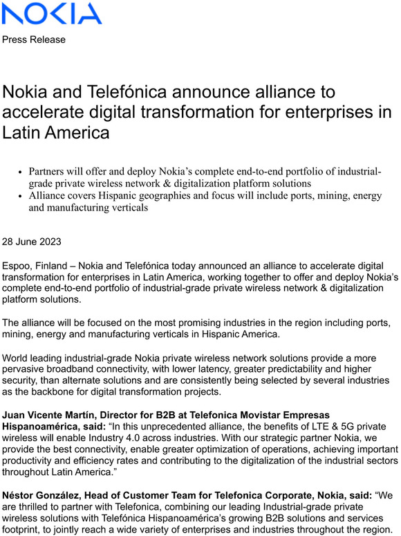 Withings: Nokia and Telefónica announce alliance to accelerate digital ...