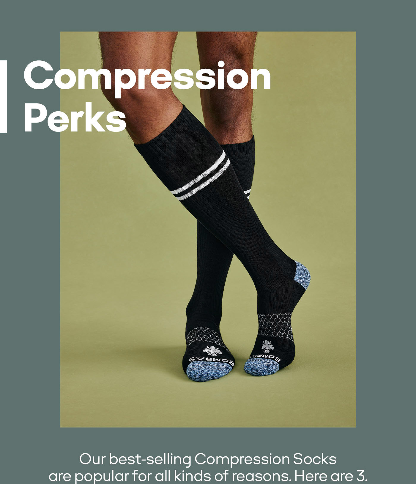 Bombas: 3 Reasons to ️ Compression Socks | Milled