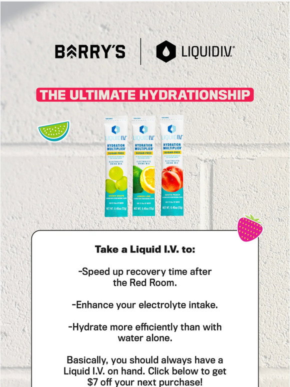 Barry's: Enhanced hydration 🤝 delicious taste | Milled