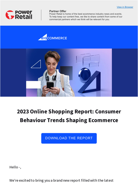 Power Retail: New 2023 Online Shopping Report | Milled