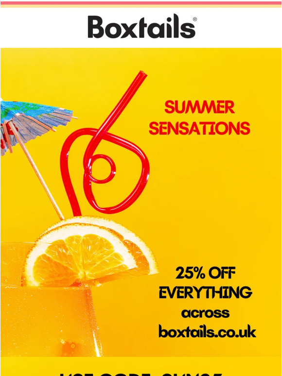 Boxtails: Savour the Summer with 25% off Boxtails! | Milled