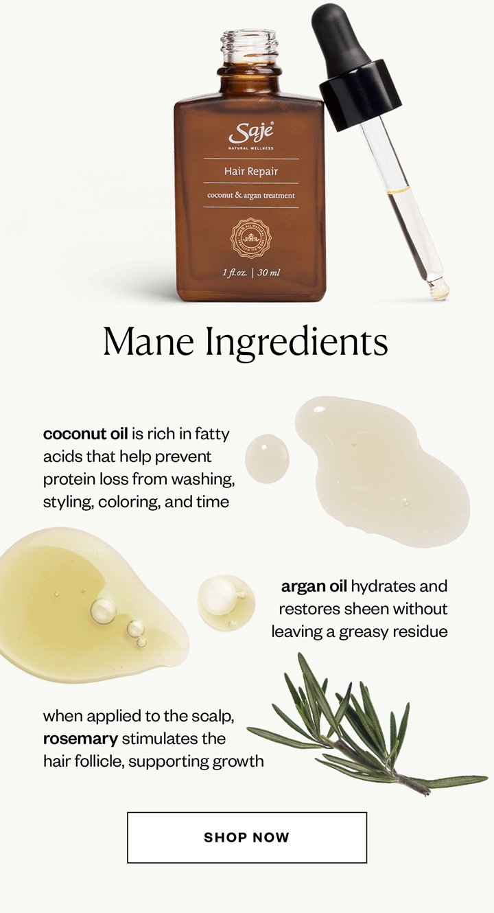Saje Natural Wellness: Our hair care hero | Milled