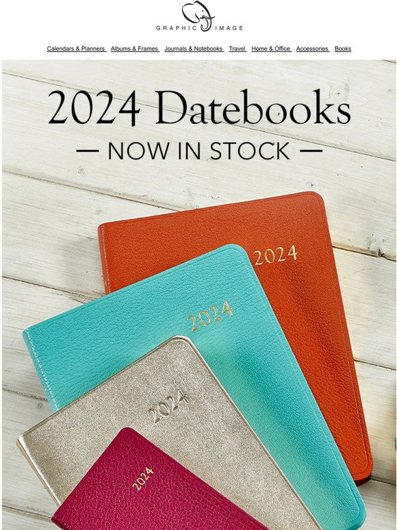 Graphic Image: 2024 Datebooks Have Arrived | Milled