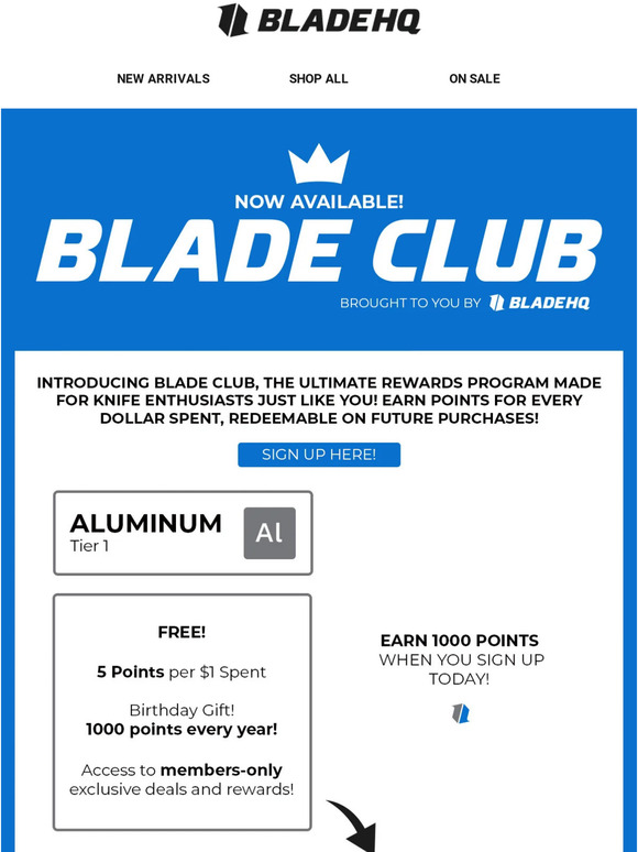 Blade HQ: Introducing Blade Club, the ultimate knife rewards program ...
