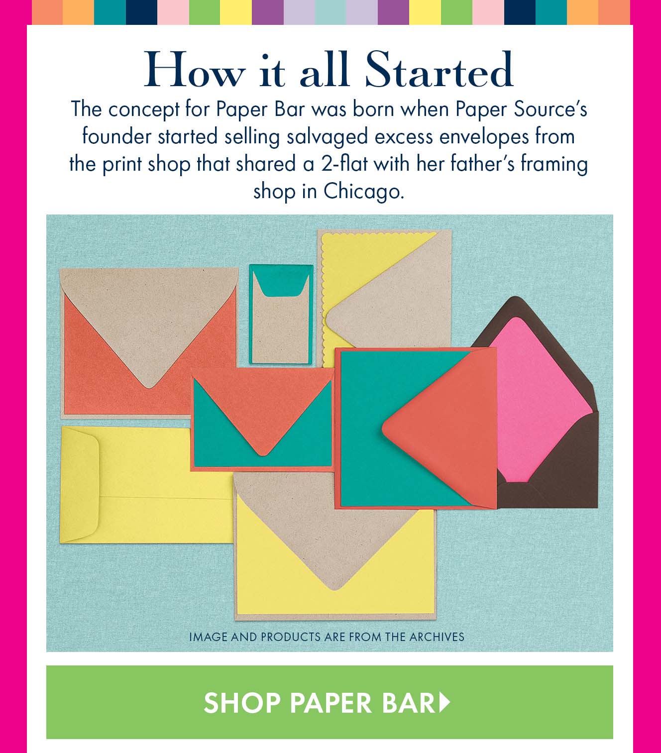 paper source: A World of Color In Our Paper Bar 🌈 | Milled