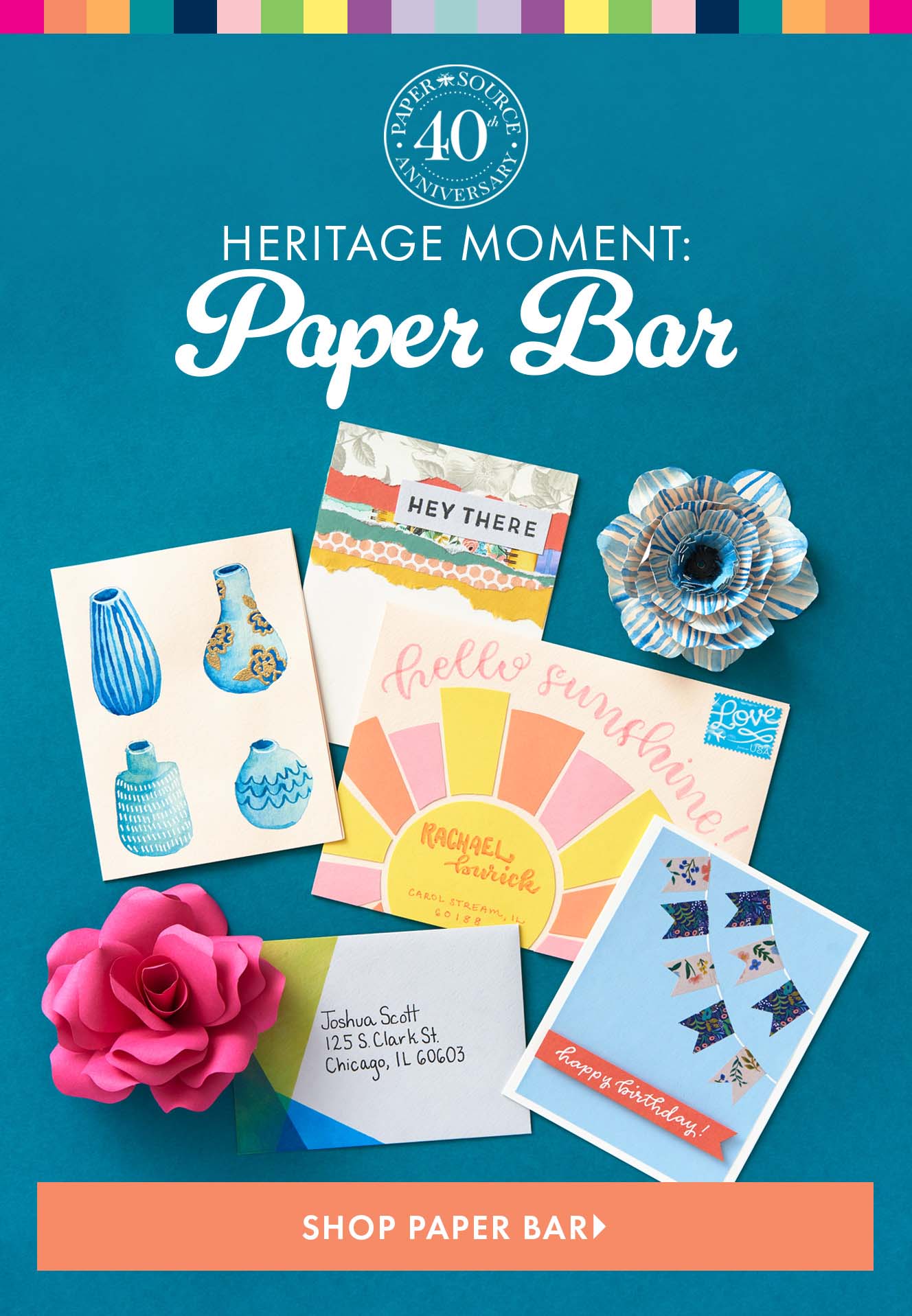 Paper Source: A World of Color In Our Paper Bar 🌈 | Milled