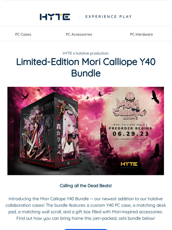 HYTE: ☠️ Introducing the Mori Calliope Y40 Bundle! | Milled