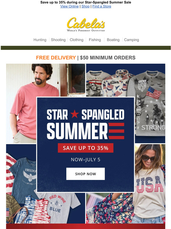 Cabela's: Have A Red, White, And Blue Summer! | Milled