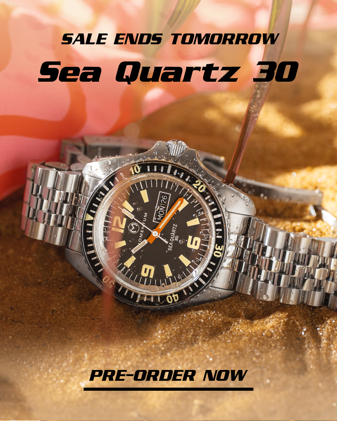 Momentum Watch: Last Chance to Save 15%! Sea Quartz 30 and SQ30 Eclipse ...