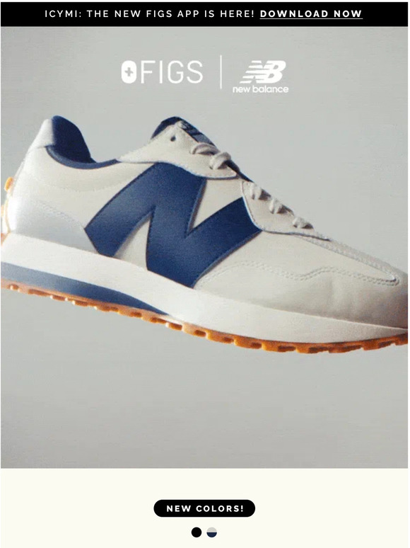 FIGS: FIGS | New Balance 327 Gets an Upgrade | Milled