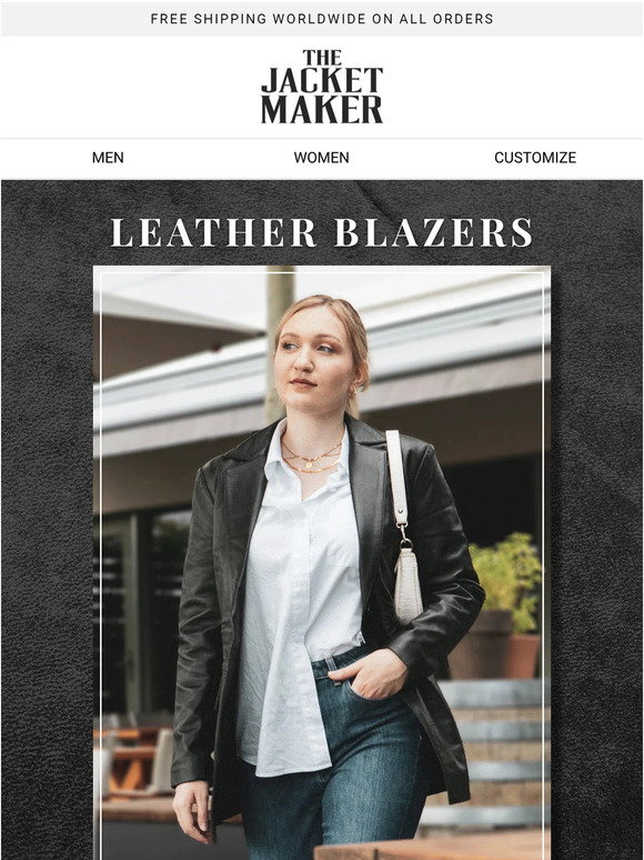The Jacket Maker: The Leather Blazer Edit ️ | Milled