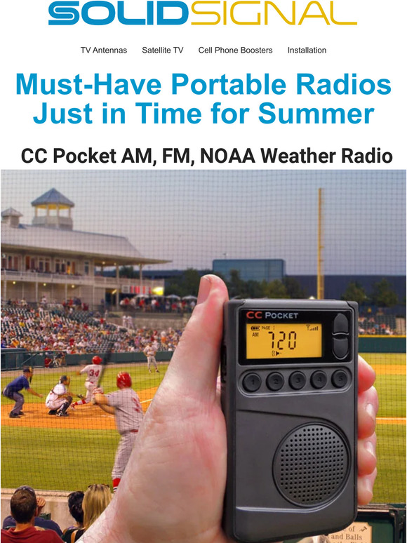 Solid Signal: See the must-have portable radios from C. Crane | Milled