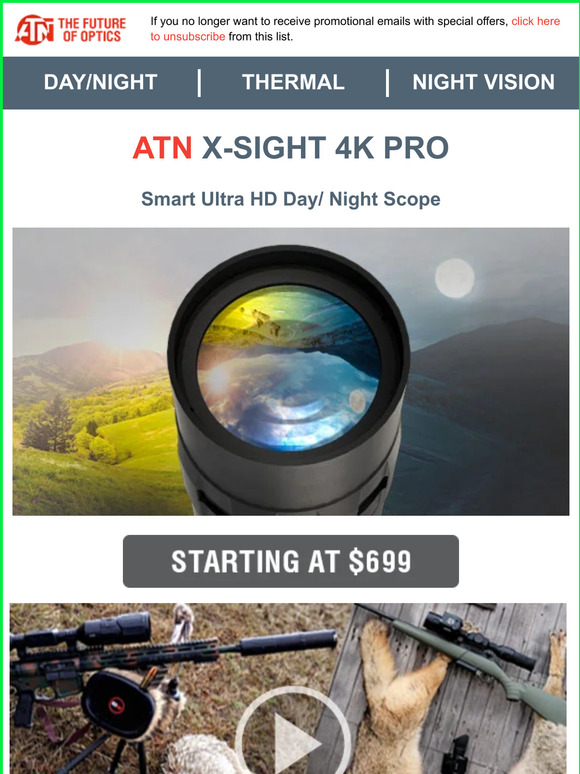 ATN: 🌑☀️ ATN X-Sight 4K Pro - The Perfect Companion for Your Day ...