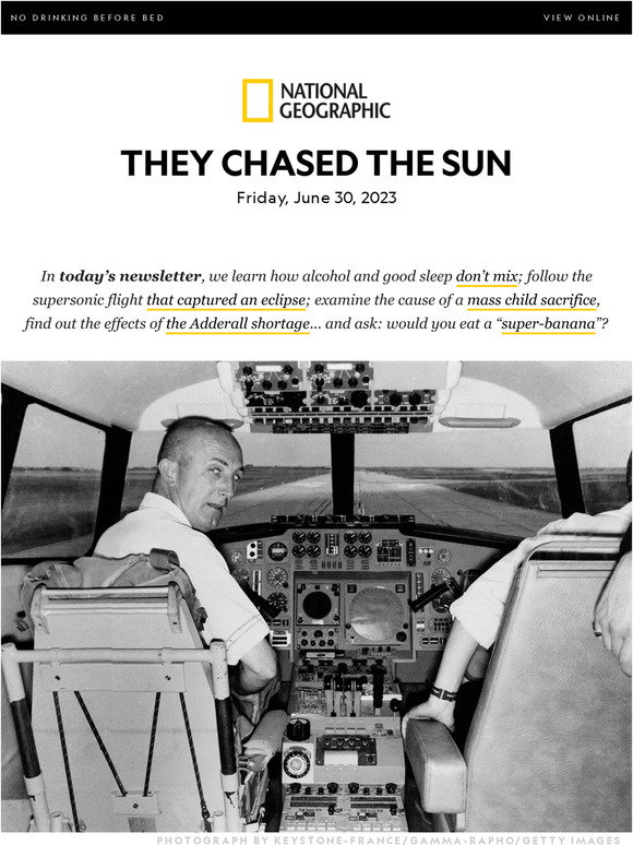 National Geographic: This supersonic jet chased a solar eclipse; the ...