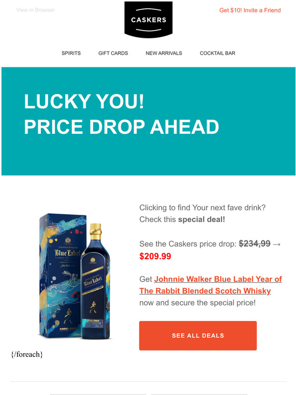 Caskers: [🚨 PRICE DROP] Johnnie Walker, Barrell, The Sassenach & more ...