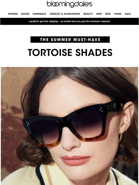 Bloomingdale's: Major flecks: Summer's top tortoise shades | Milled